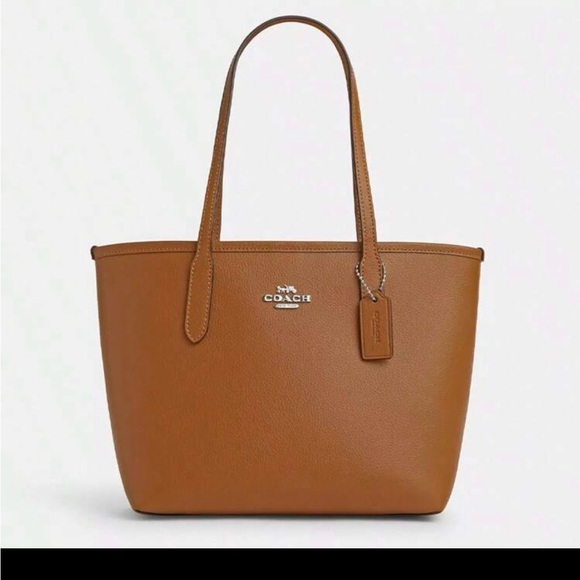 Coach | Bags | Coach Tan Leather Tote Bag | Poshmark